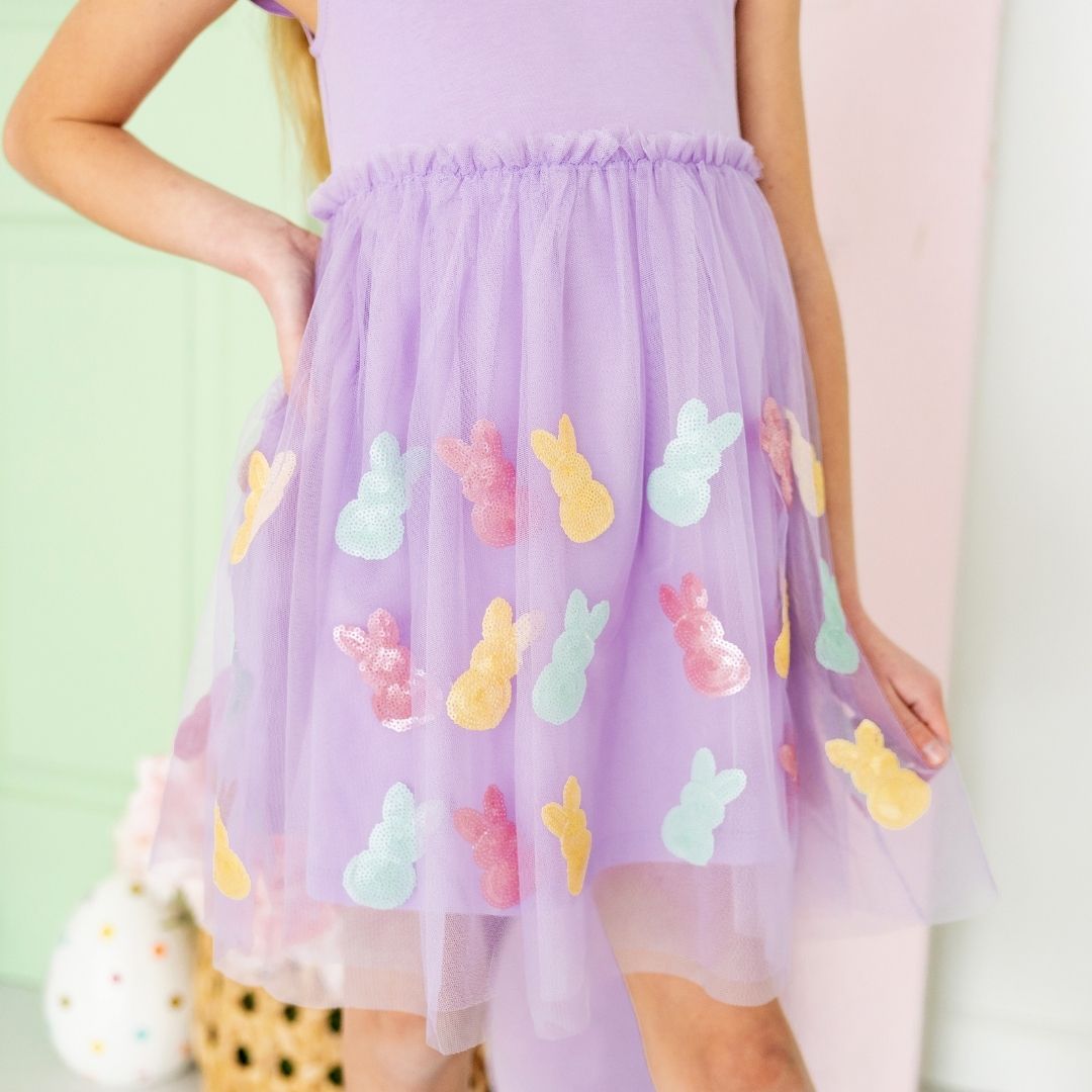 Easter Peeps Flutter Sleeve Tutu Dress – Sweet Wink - Wholesale